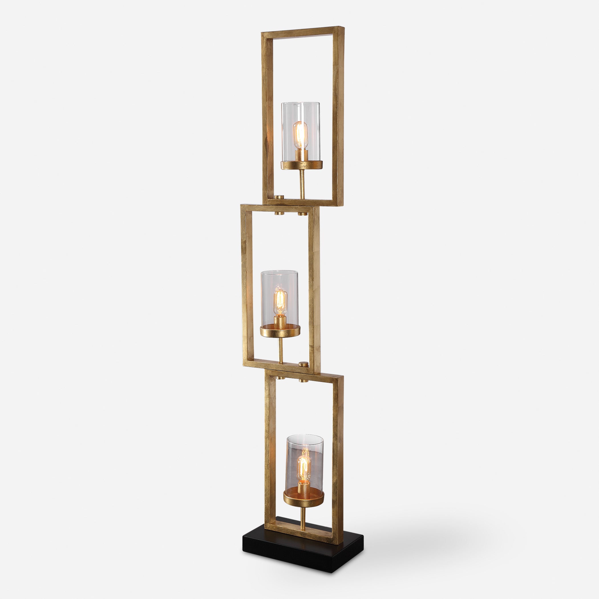 Uttermost Cielo Staggered Rectangles Floor Lamp – Lighting Gallery